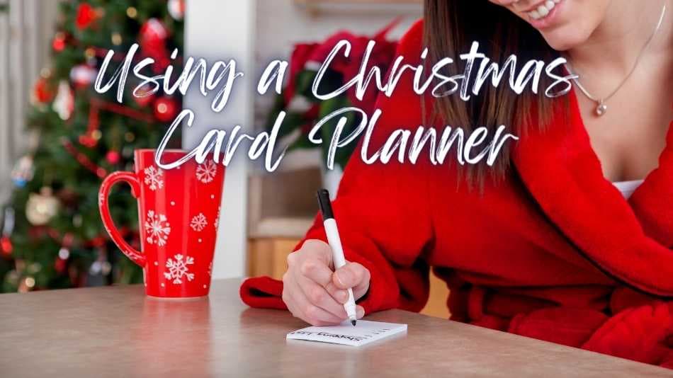 Tips for Using a Christmas Card Planner | Just Plan Books