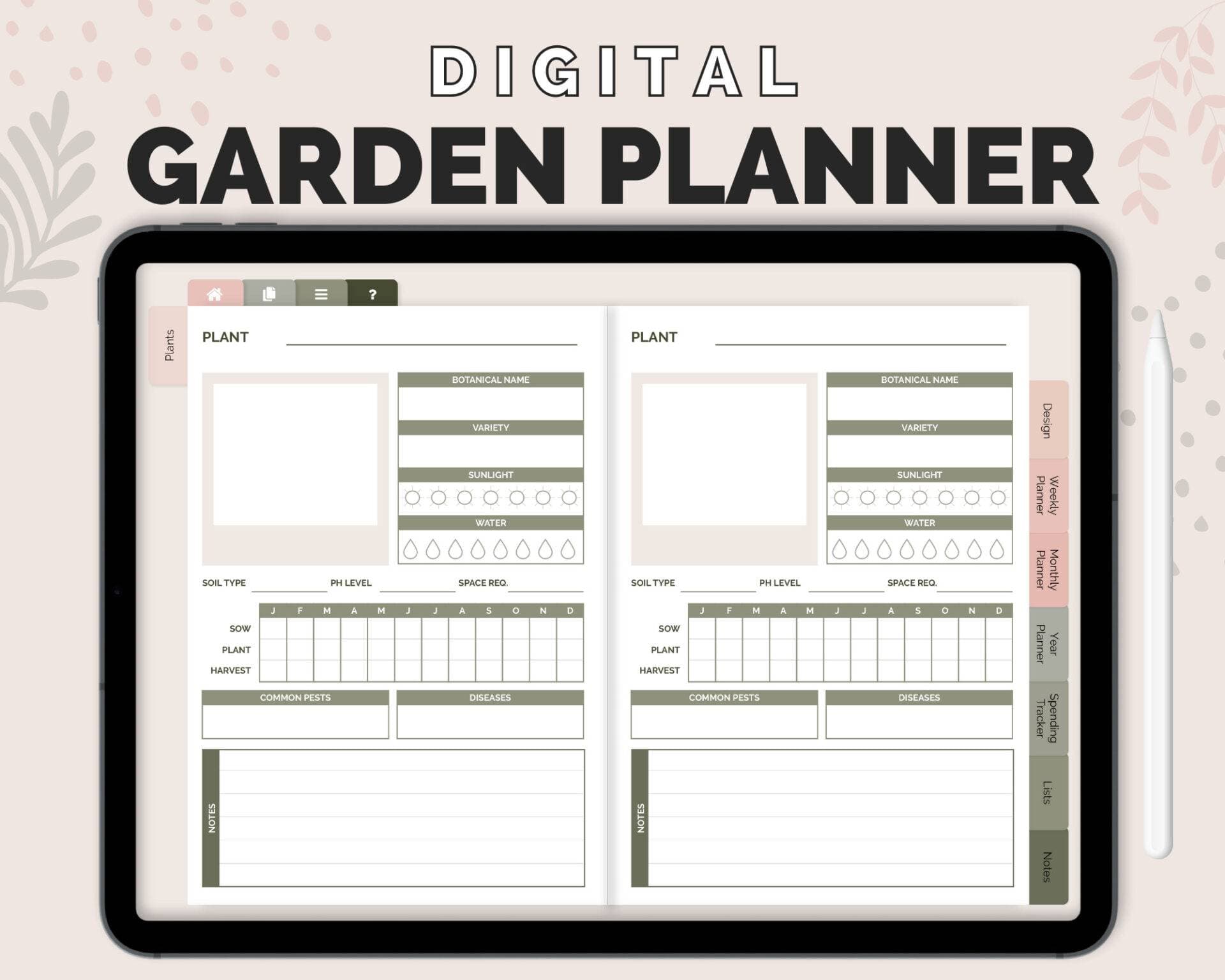 Digital Garden Planner: The Perfect Tool for Every Gardener! | Just ...